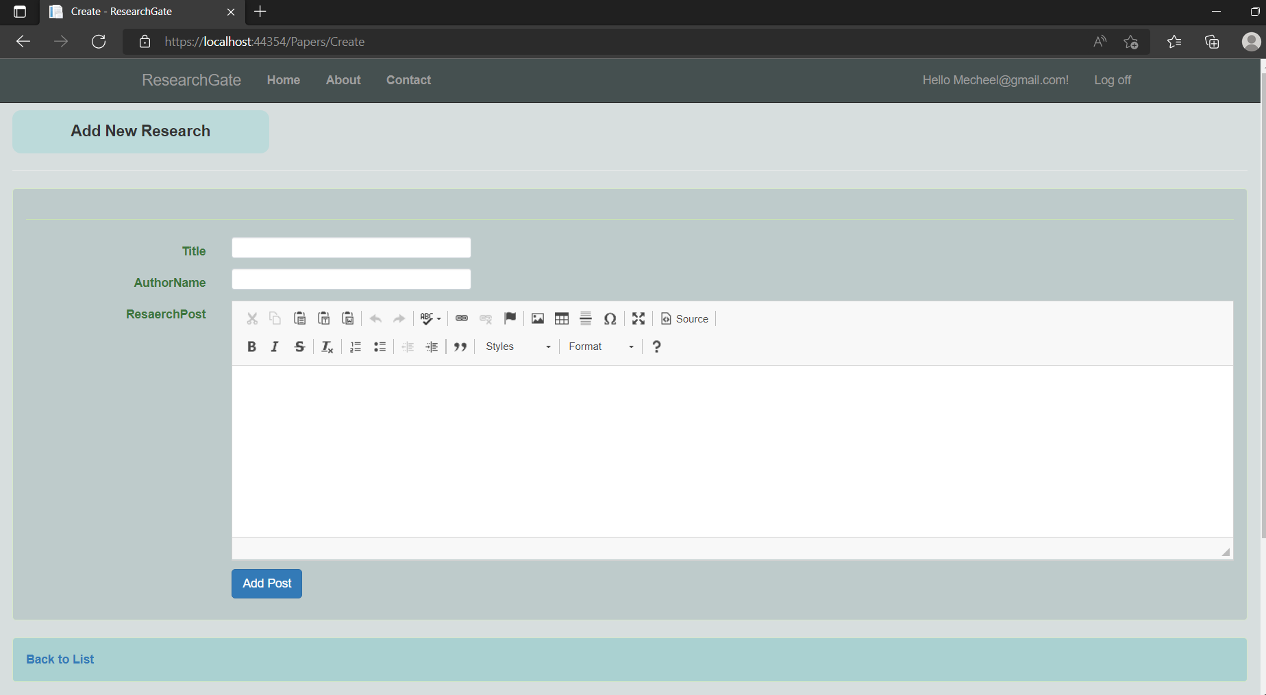 GitHub - Matter925/ResearchGate-Asp.net-MVC: ResearchGate-Asp.net-MVC WebSite Used To Publish ...