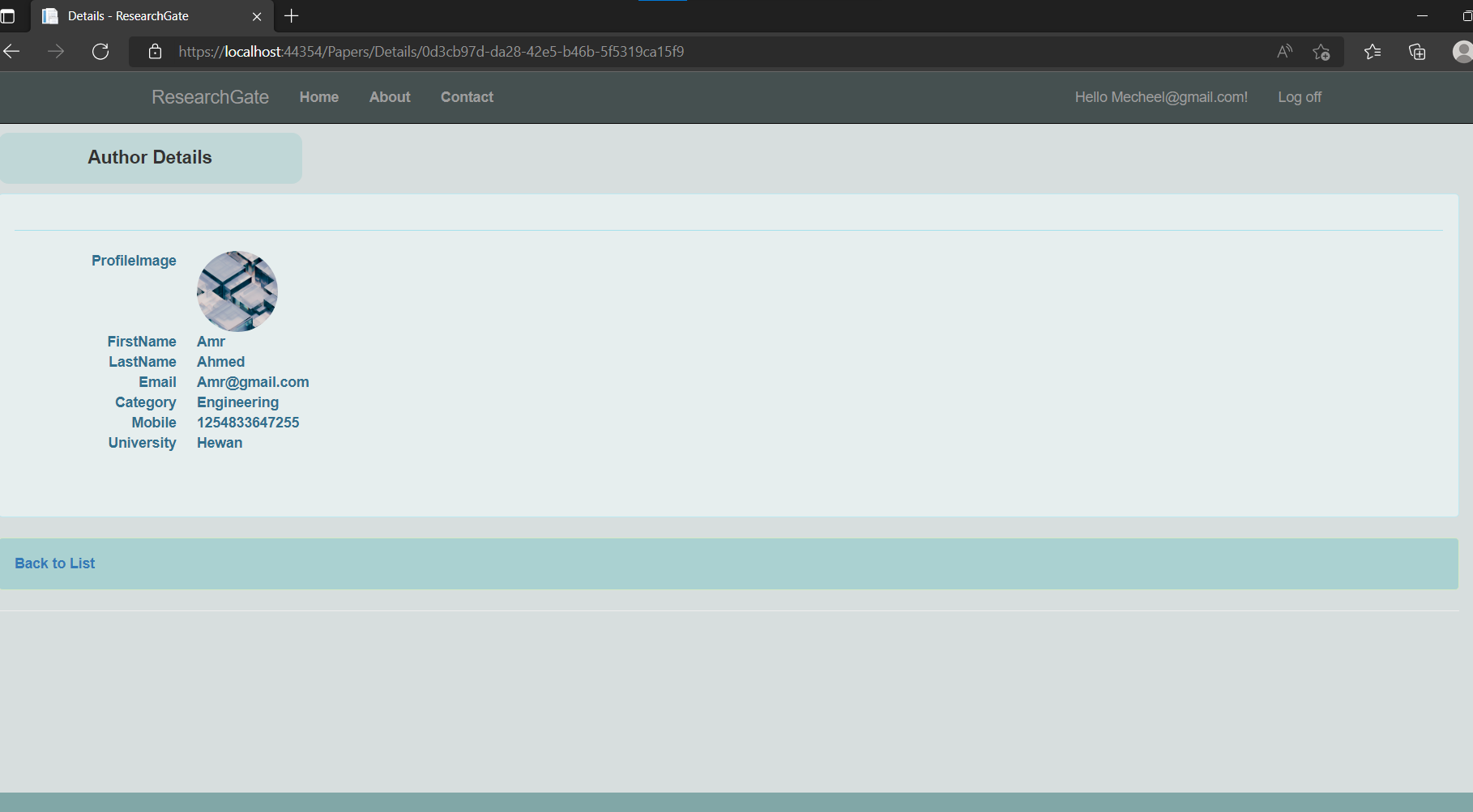GitHub - Matter925/ResearchGate-Asp.net-MVC: ResearchGate-Asp.net-MVC WebSite Used To Publish ...