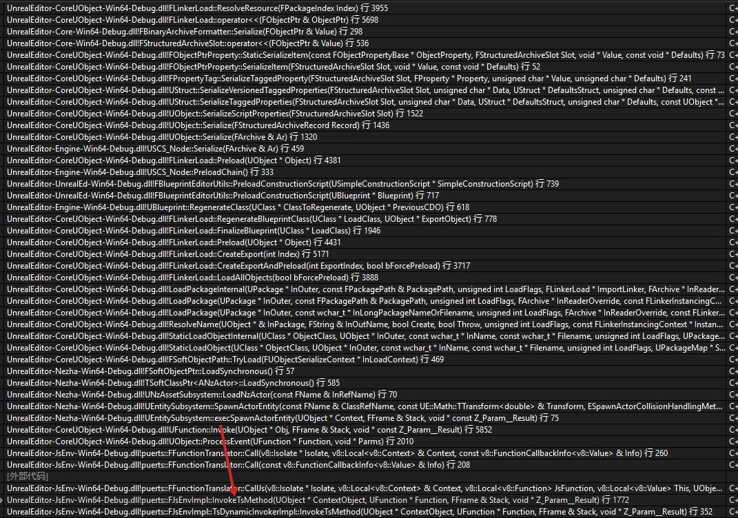 PIE模式下FFunctionTranslator::CallJs时执行到Return->JsToUE时发生崩溃 · Issue #622 · Tencent/puerts · GitHub
