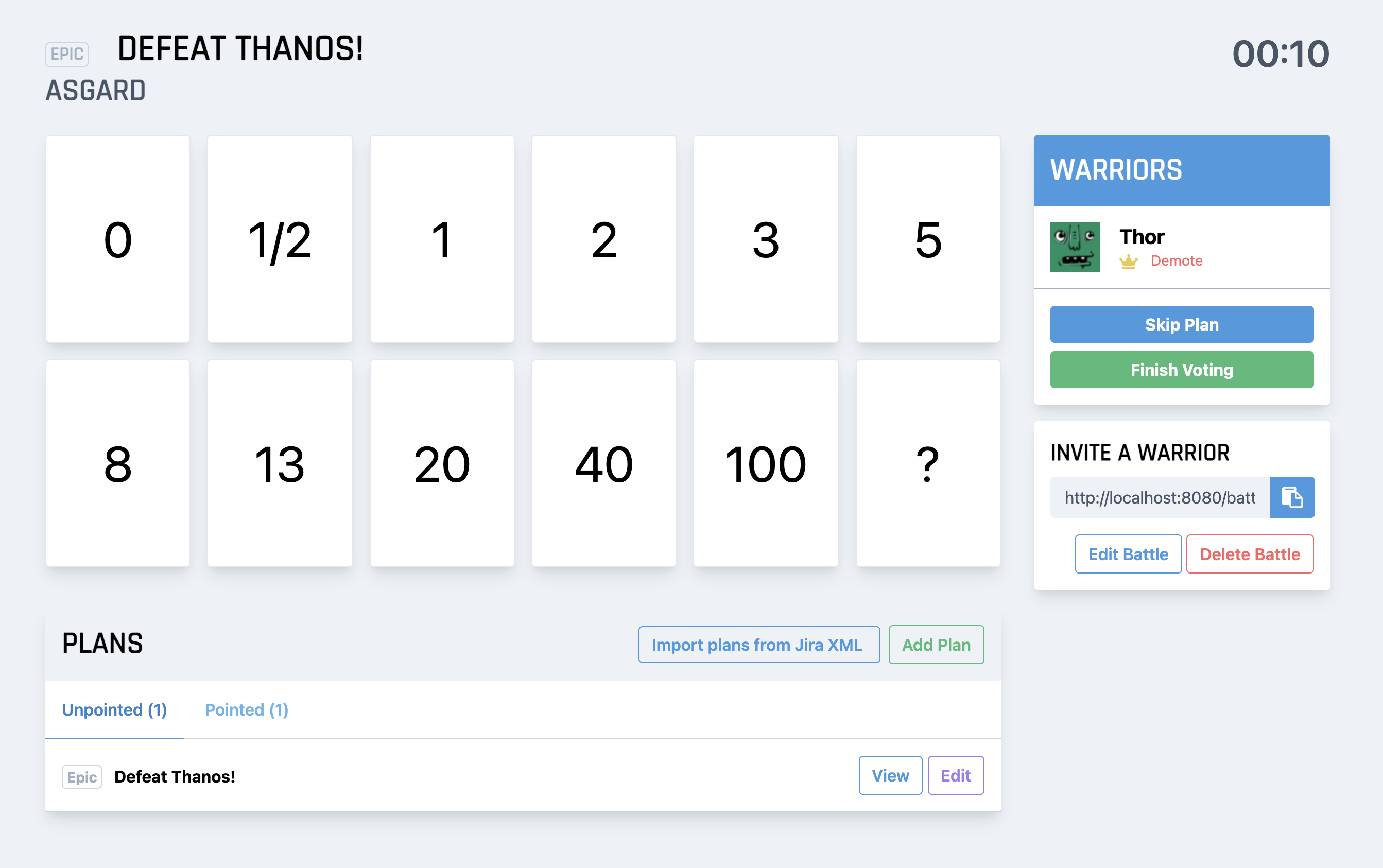 Thunderdome Open Source Agile Planning Poker App Thunderdome Open Source Agile Planning Poker App