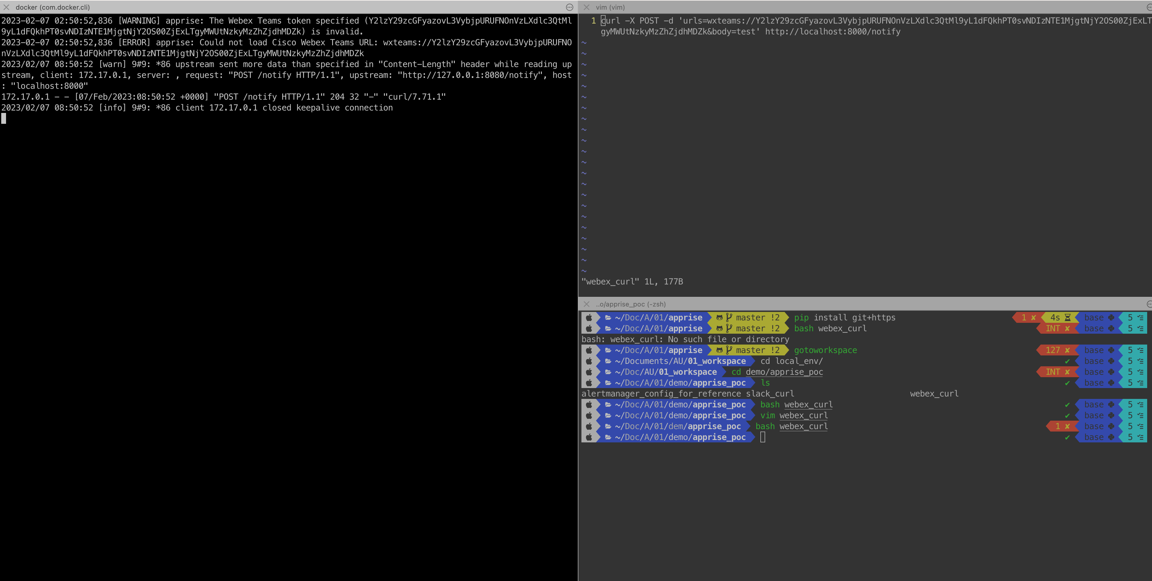 Cannot send the notification by Webex teams · Issue #815 · caronc/apprise · GitHub
