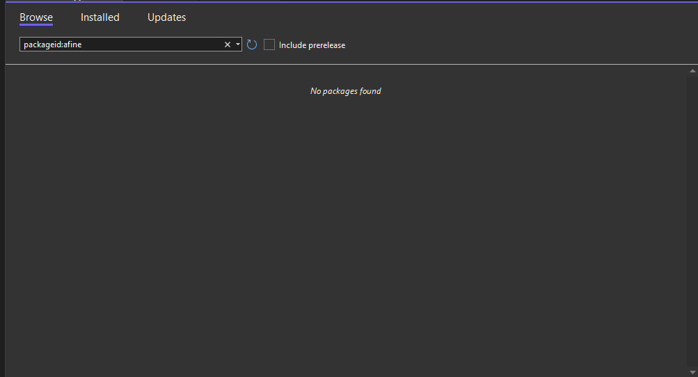 The alternative package cannot be found through clicking the link in deprecated package info ...