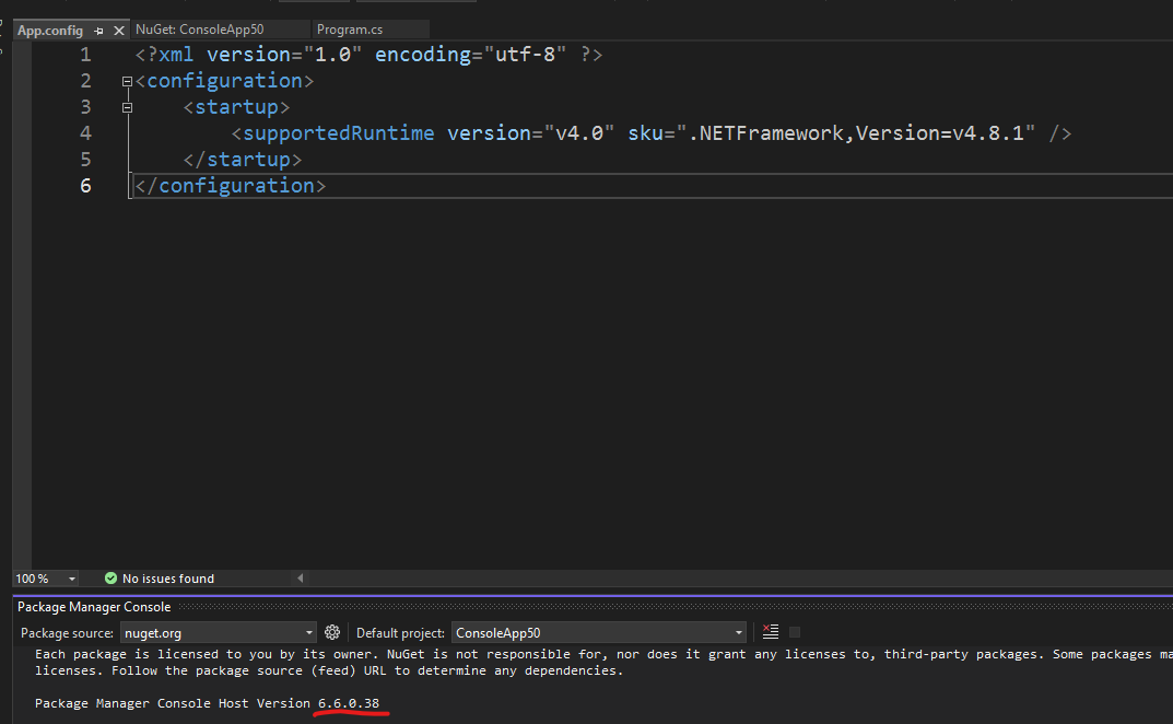 The “binding redirects” is not applied after installing “NuGet.Protocol” and “NuGet.Commands ...