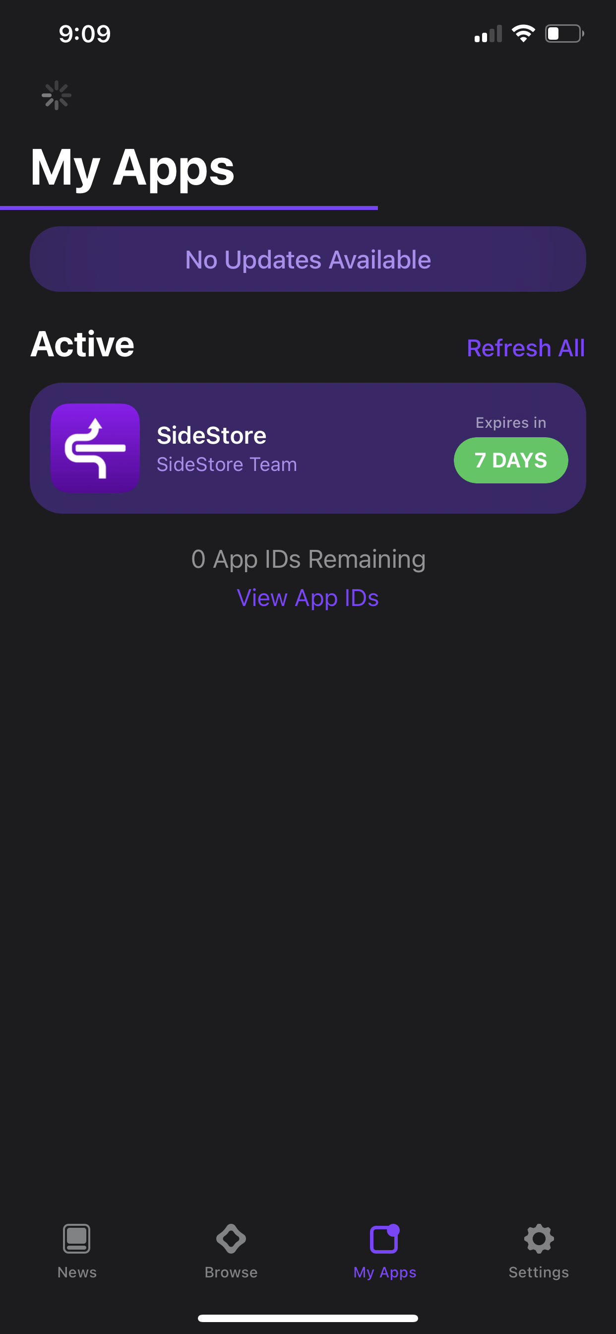 Sideloading big apps don’t work. · Issue #131 · SideStore/SideStore · GitHub