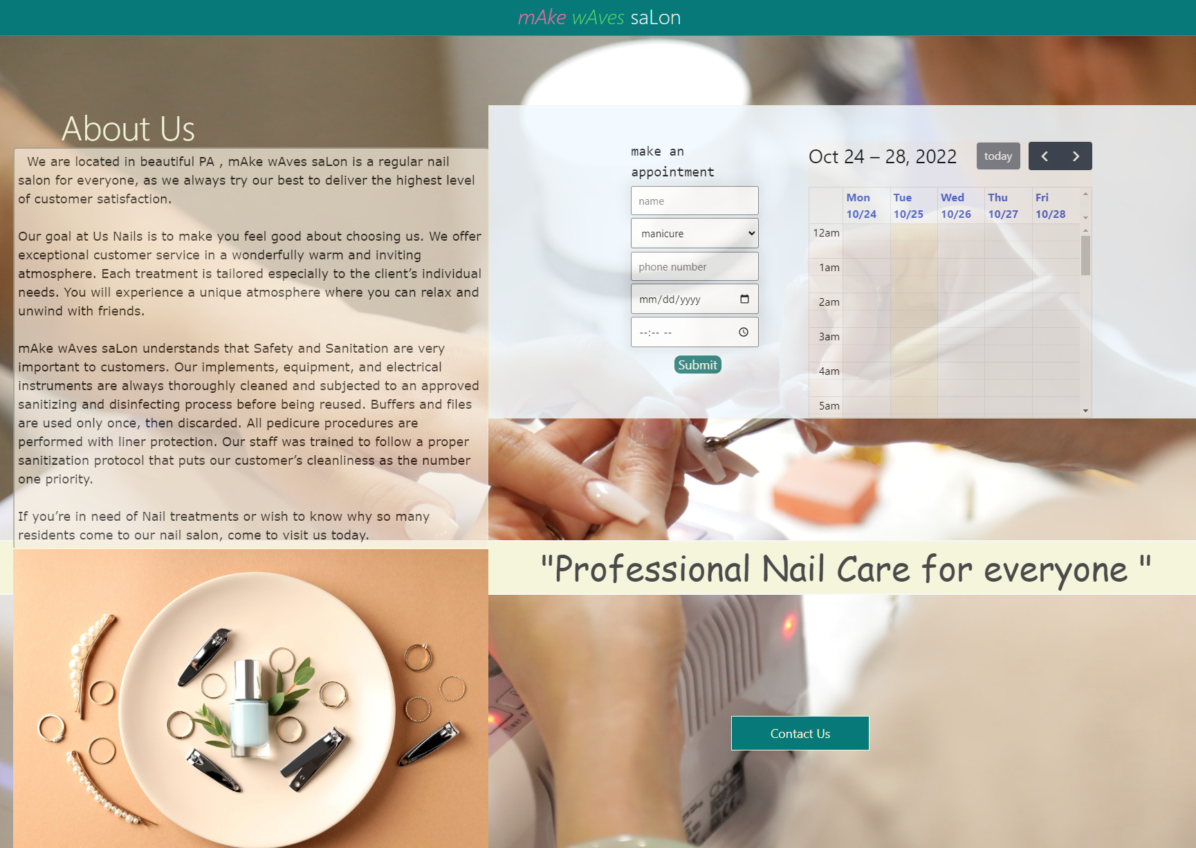 GitHub - caltran117/Nail-Salon-App