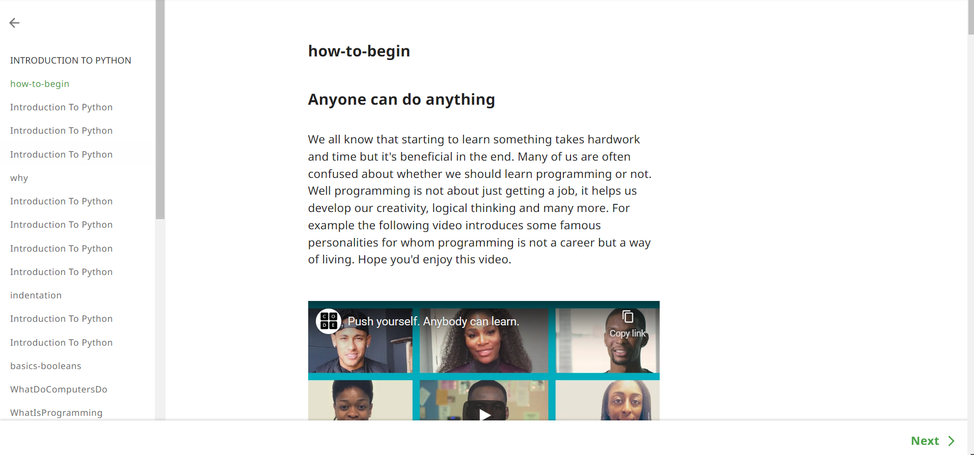Content Drawer In course Content · Issue #584 · navgurukul/bhanwari-devi · GitHub