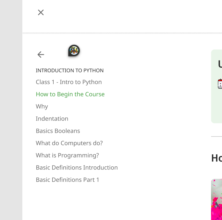 Content Drawer In course Content · Issue #584 · navgurukul/bhanwari-devi · GitHub