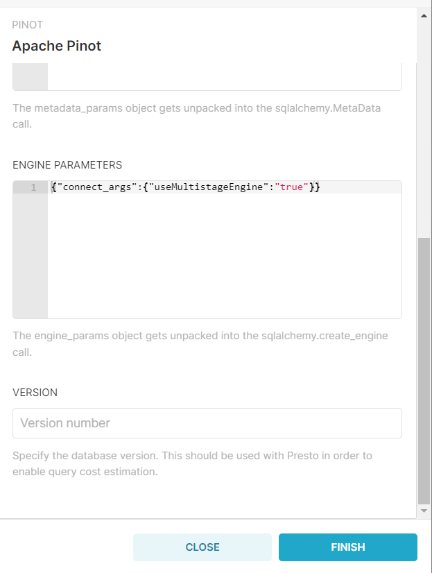 Unable to use Multi Stage Engine for Apache Pinot on Superset · Issue ... Unable to use Multi Stage Engine for Apache Pinot on Superset · Issue ...