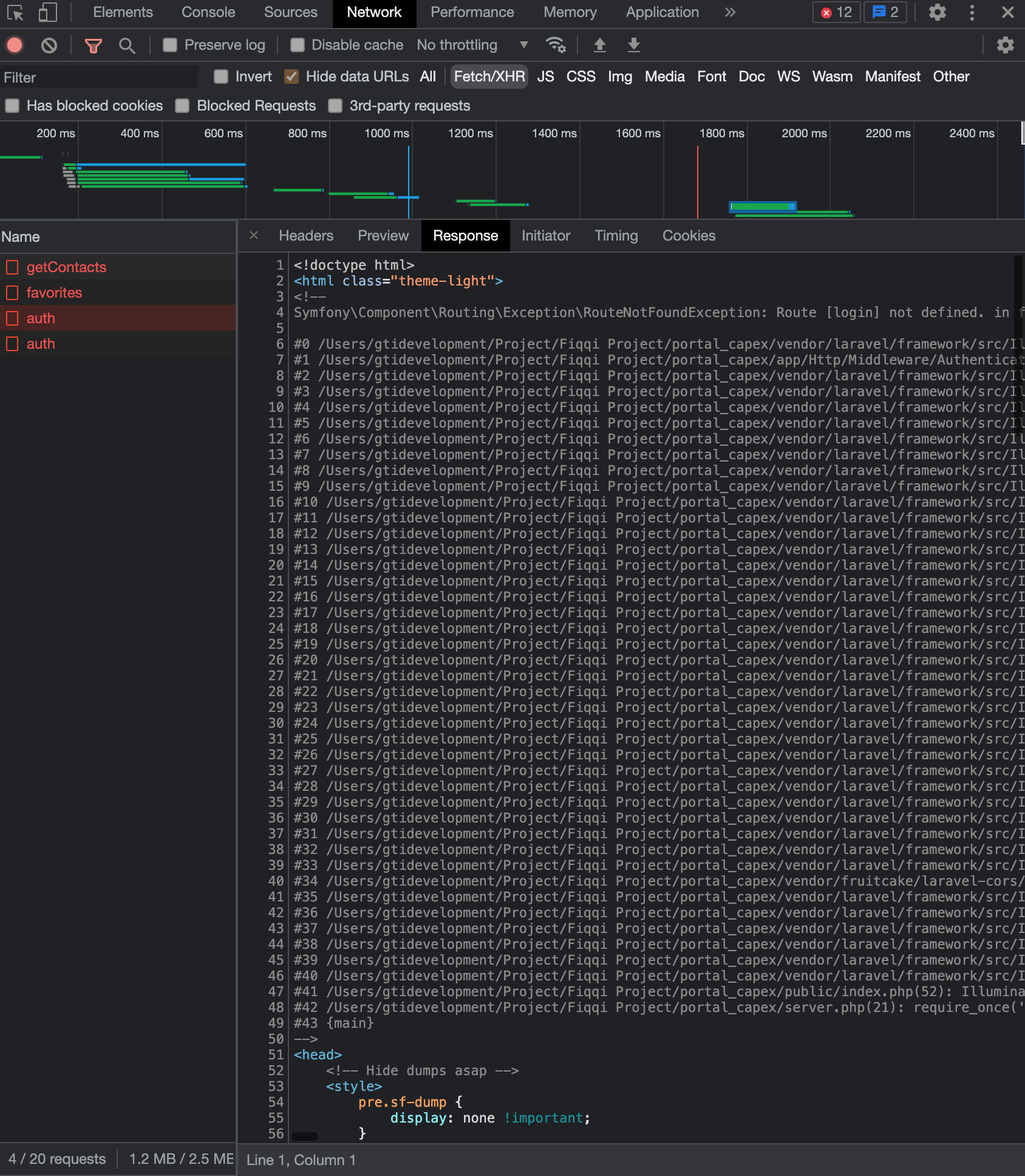 User Not Showing · Issue #151 · munafio/chatify · GitHub