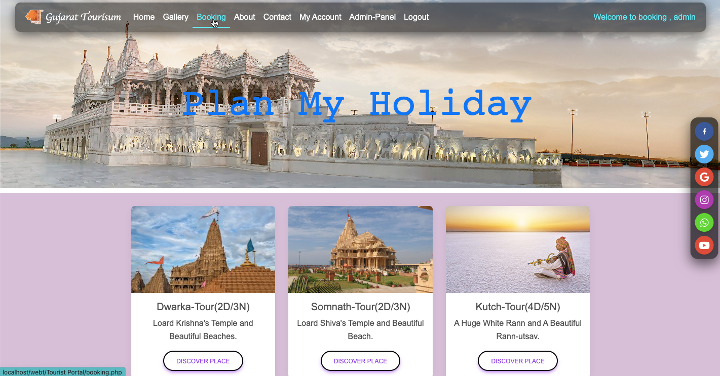 GitHub - Amit-korat/Tourisum_Website-using-PHP: This is the Gujarat ...