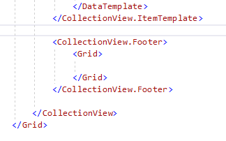CollectionView with empty grid in footer results a blank (white) page [Bug] · Issue #14291 ...