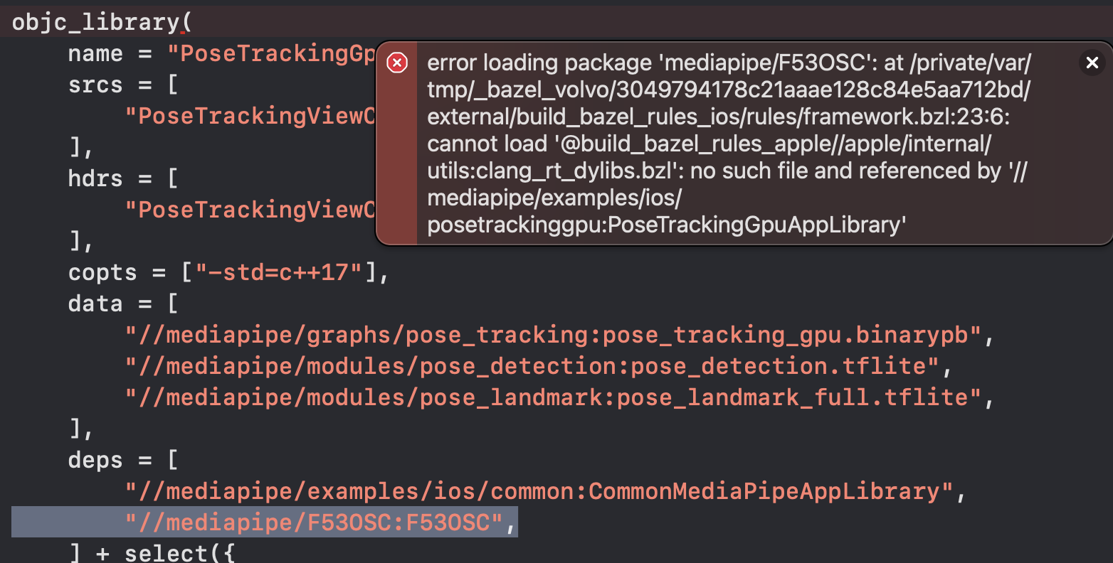 Import a third-party library from github for iOS · Issue #3470 · google-ai-edge/mediapipe · GitHub