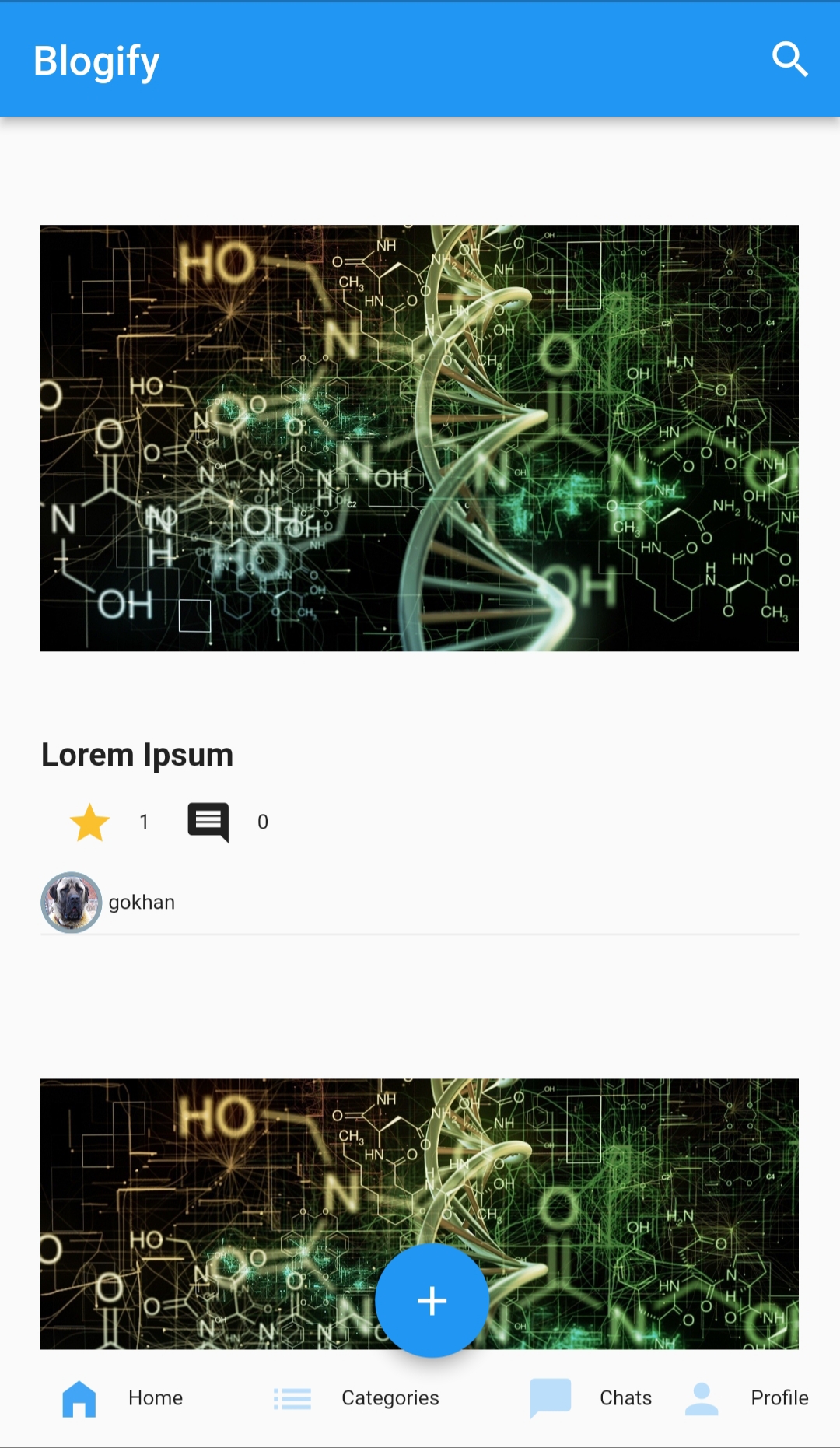 GitHub - gokhanalkaan/Flutter-Blog-Project