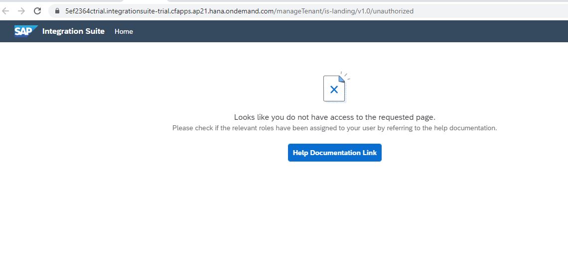 Set Up Integration Suite Trial · Issue #18269 · sap-tutorials/Tutorials · GitHub