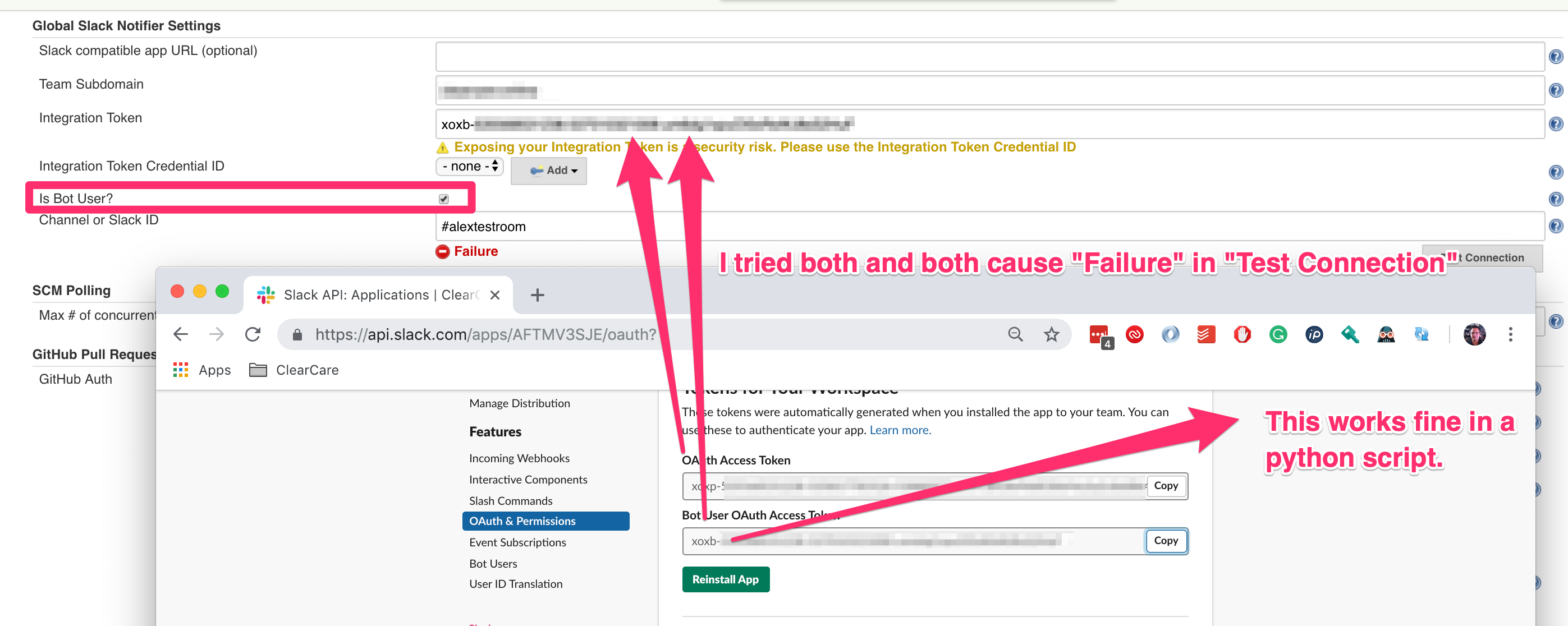 Single Jenkins Slack App for Scripts AND Jenkins Plugin · Issue #496 ...