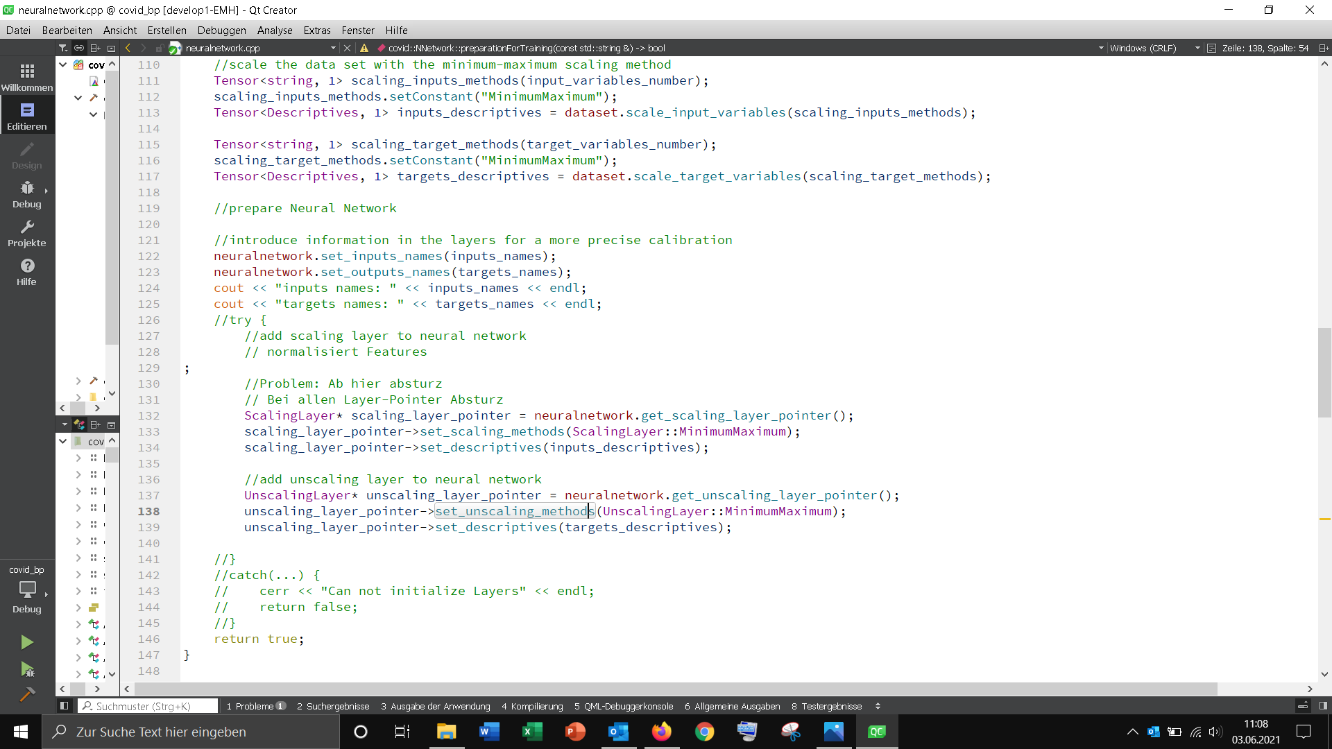 Program crashes after trying to add a layer to a Regression Neural Network · Issue #185 ...