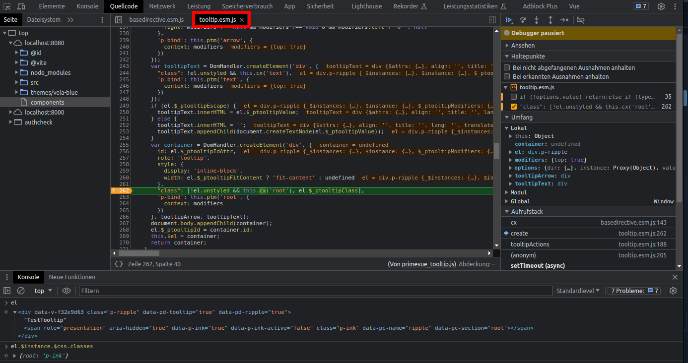 v-ripple's p-ink breaks tooltip · Issue #4316 · primefaces/primevue · GitHub