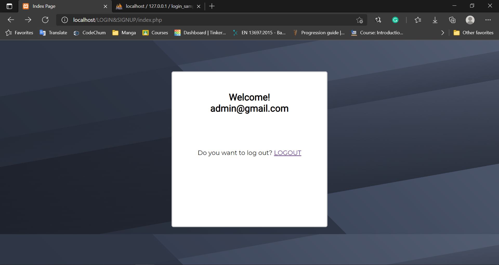 GitHub - thatsymer/login-system: HTML/CSS, PHP, MYSQL, XAMMP
