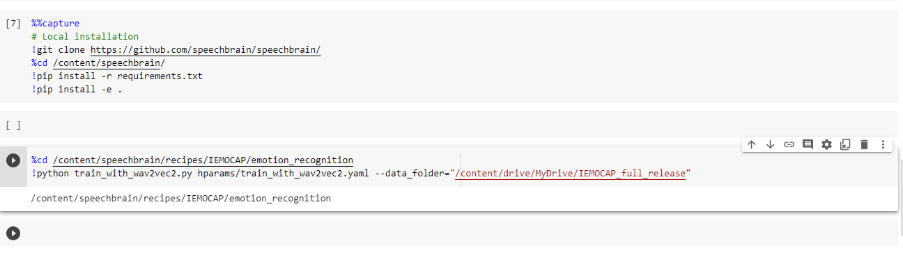 [Bug]: IEMOCAP wav2vec2 recipe · Issue #1686 · speechbrain/speechbrain · GitHub