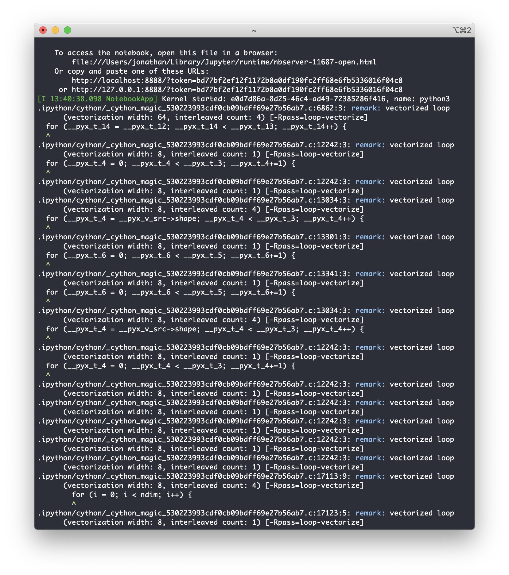 [BUG] Jupyter Notebook omits messages to stdout when using cythonmagic ...