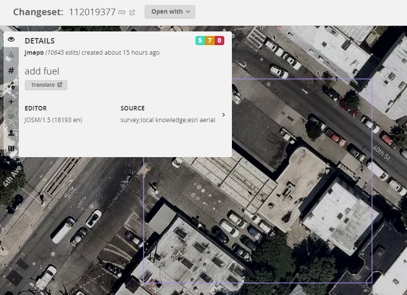 OSMCha doesn't show actual changes · Issue #587 · OSMCha/osmcha-frontend · GitHub