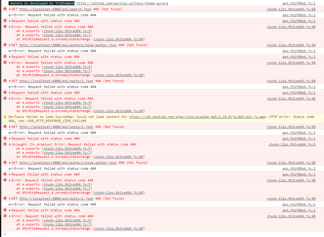 A bug of any new blog · Issue #105 · auroral-ui/hexo-theme-aurora · GitHub