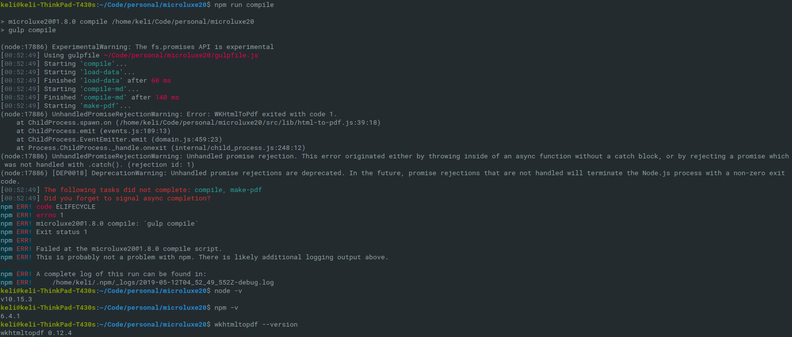 Switch from PhantomJS to wkhtmltopdf · Issue #59 · microluxe20/microluxe20 · GitHub