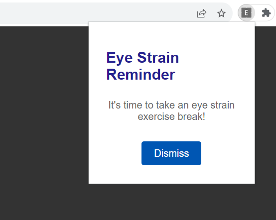 GitHub - impragya08/EyeRelax_Chrome: "Eye Strain Reminder: A Chrome ...