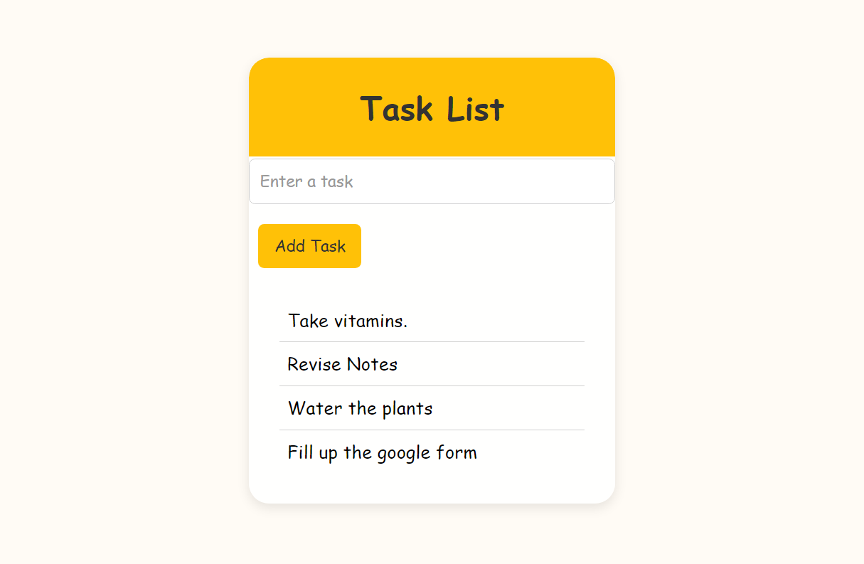 GitHub - impragya08/YourQuickList: Created with StackBlitz ⚡️