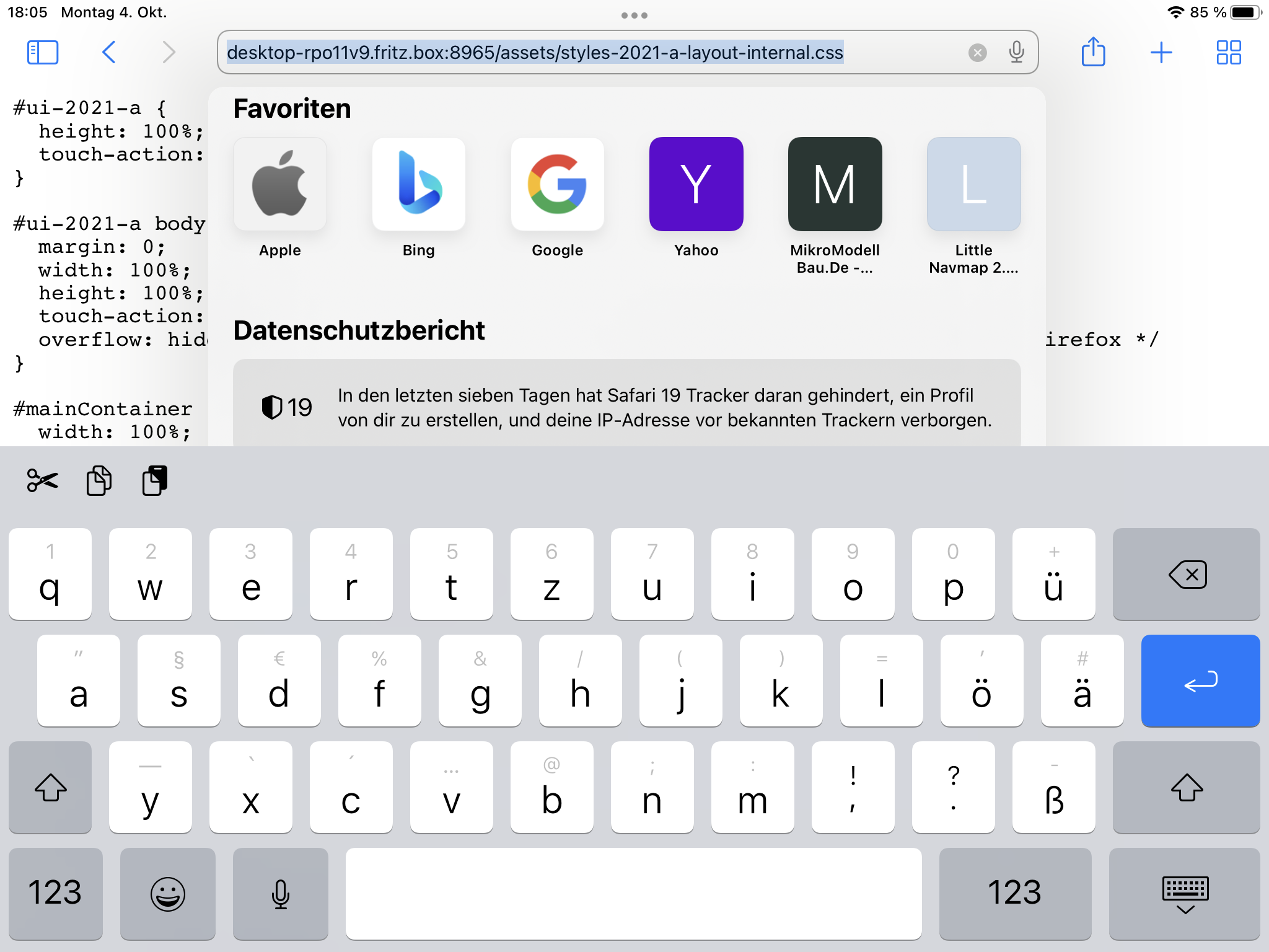 Ipad Web Page Map Only Small Horizontal Strip Albar965 Littlenavmap 