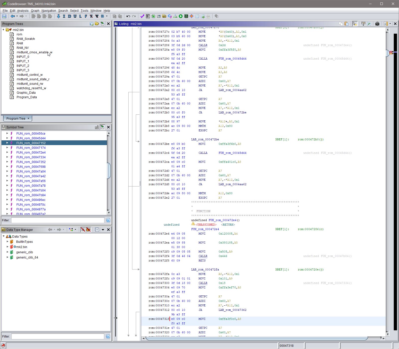 TMS34010 support · Issue #3990 · NationalSecurityAgency/ghidra · GitHub