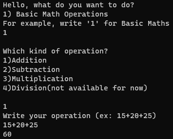 GitHub - afturkel/mathtools_python: Console Calculator (+Math Tools ...