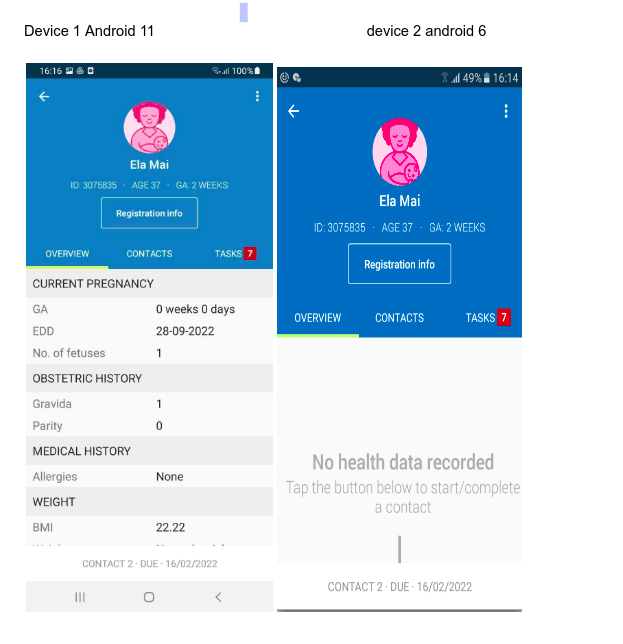 "Overview" information does not appear on some device, even after clicking sync · Issue #730 ...