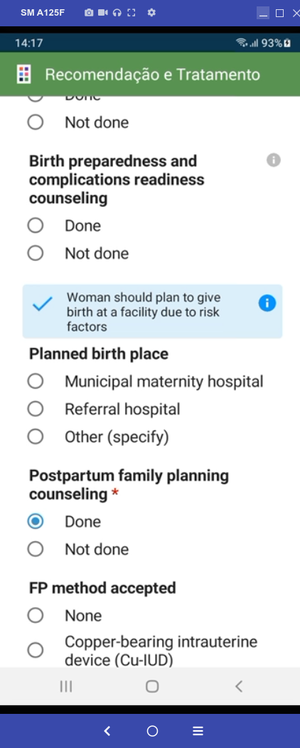 [New Feature Request]: Change "Planned birth place" options · Issue #877 · opensrp/opensrp ...