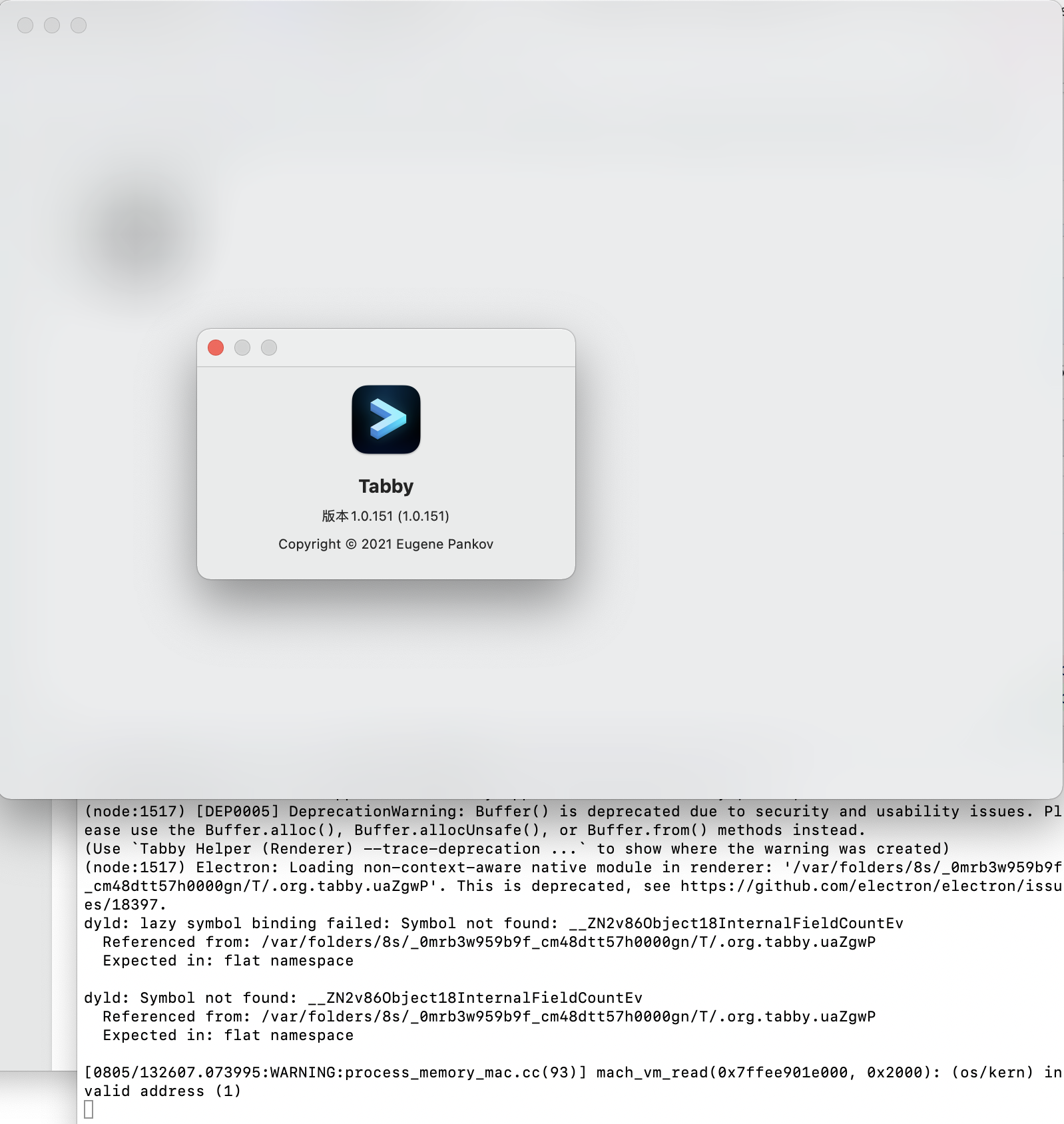 A blank window appears when running · Issue #4354 · Eugeny/tabby · GitHub