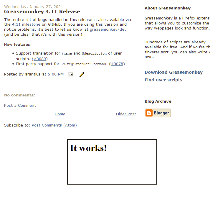 GM_config is not working with Firefox · Issue #3104 · greasemonkey/greasemonkey · GitHub
