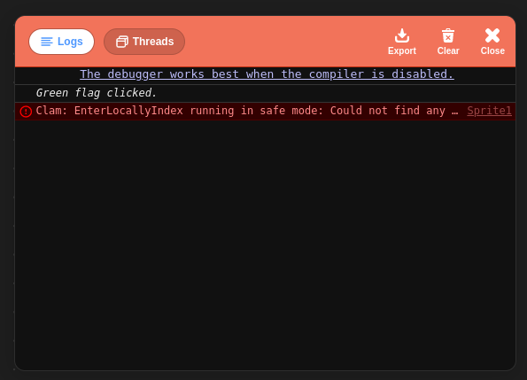 Create newlines in debugger messages. · Issue #4760 · ScratchAddons/ScratchAddons · GitHub