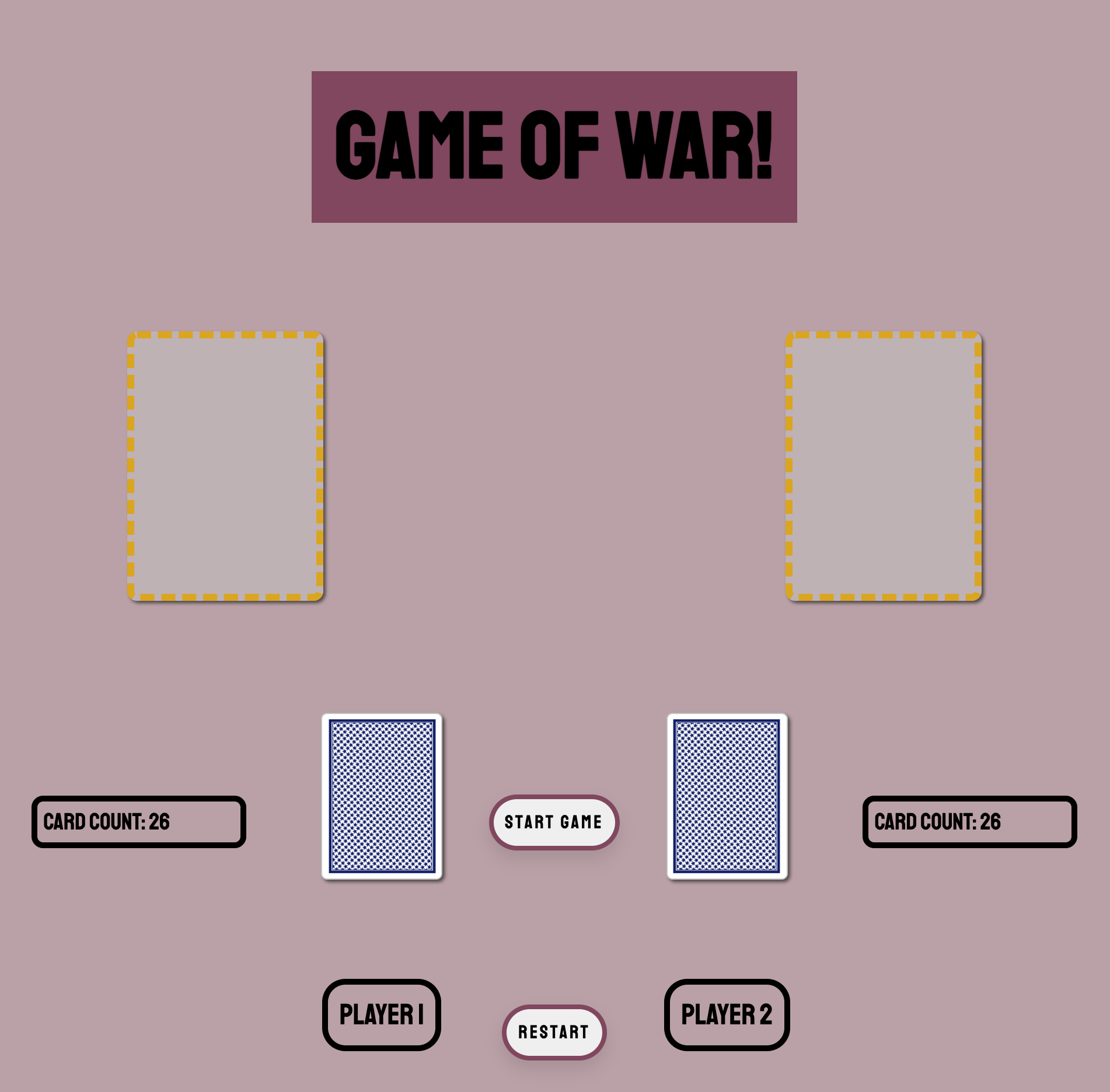 GitHub - faithpjohnson/war-card-game