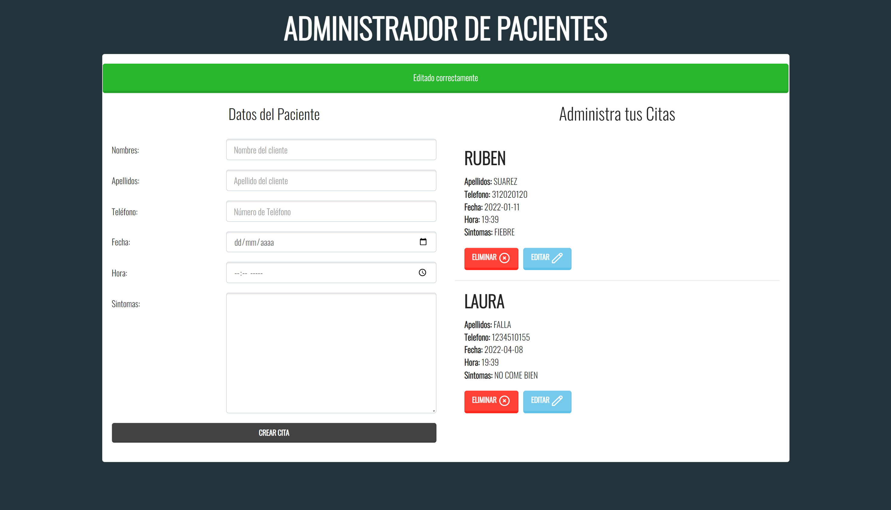 GitHub - ruben-suarez1/AdministrarCitas-POO