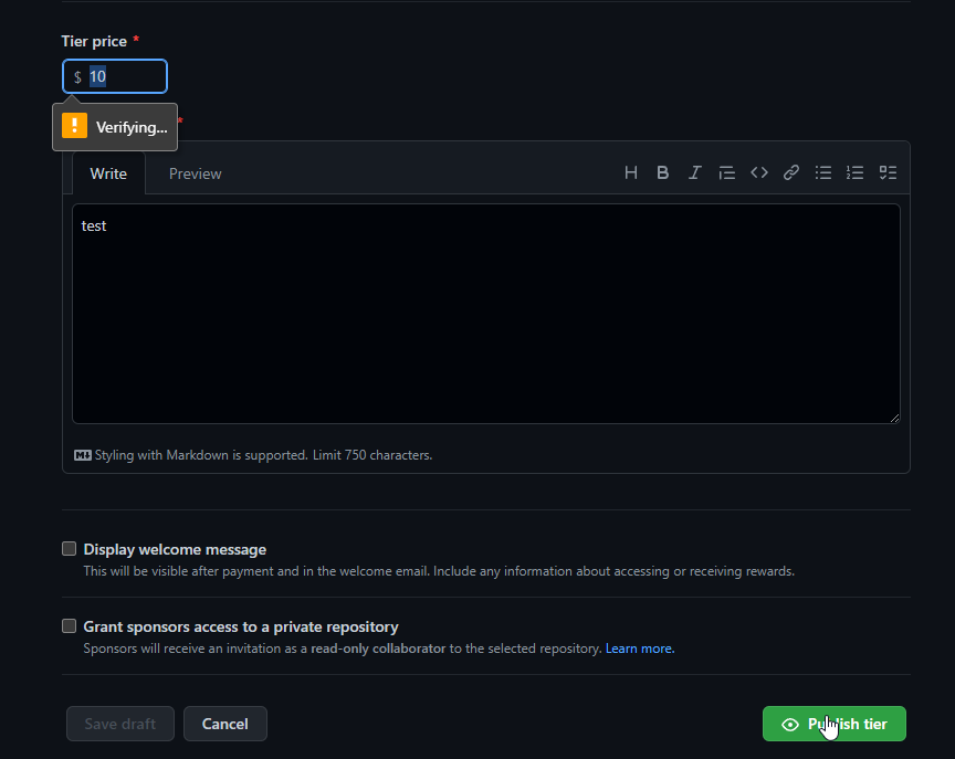 Sponsor bug with prices · community · Discussion #41777 · GitHub