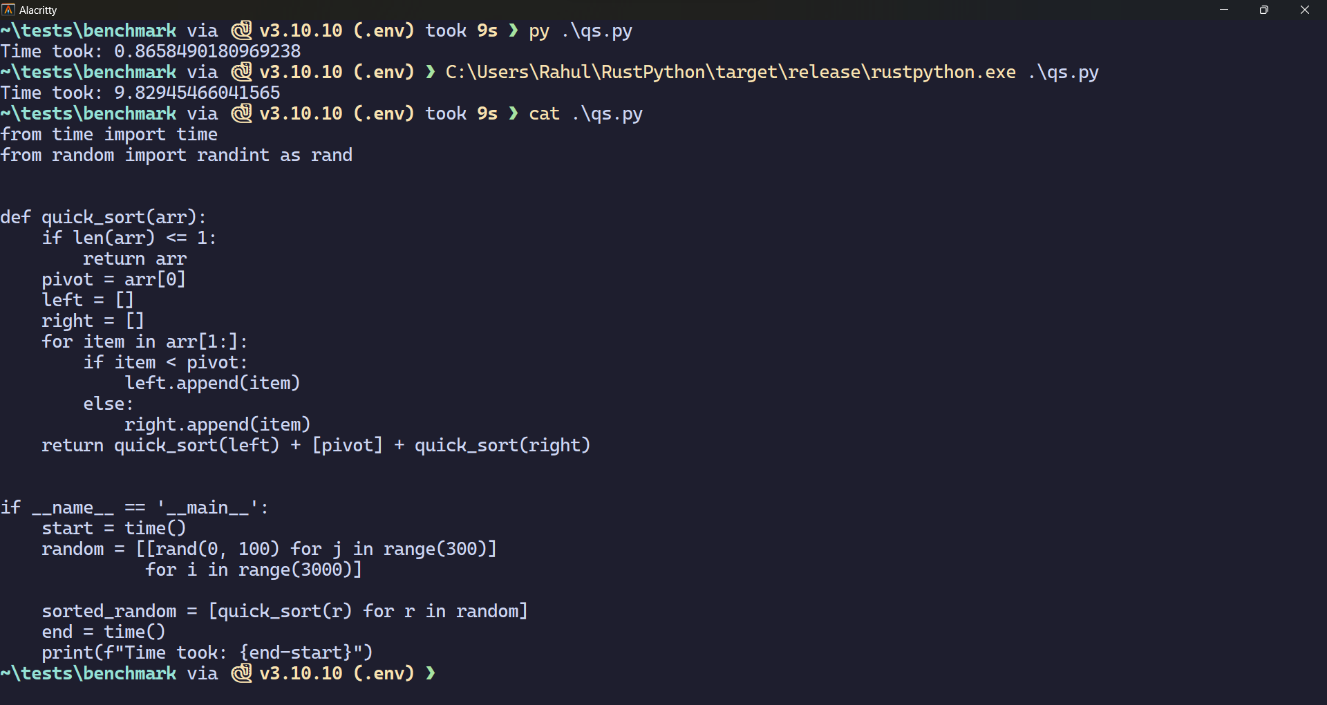 Performance significantly slower than CPython on basic benchmarks · Issue #4694 · RustPython ...