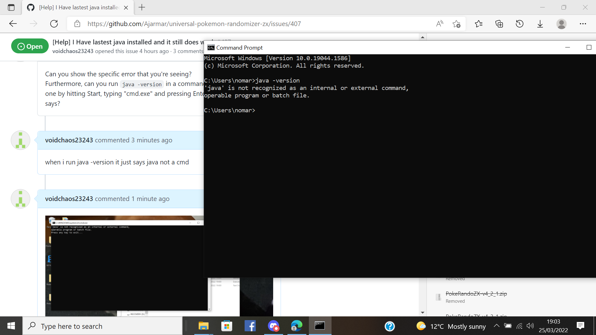 [Help] I Have lastest java installed and it still does work · Issue ...