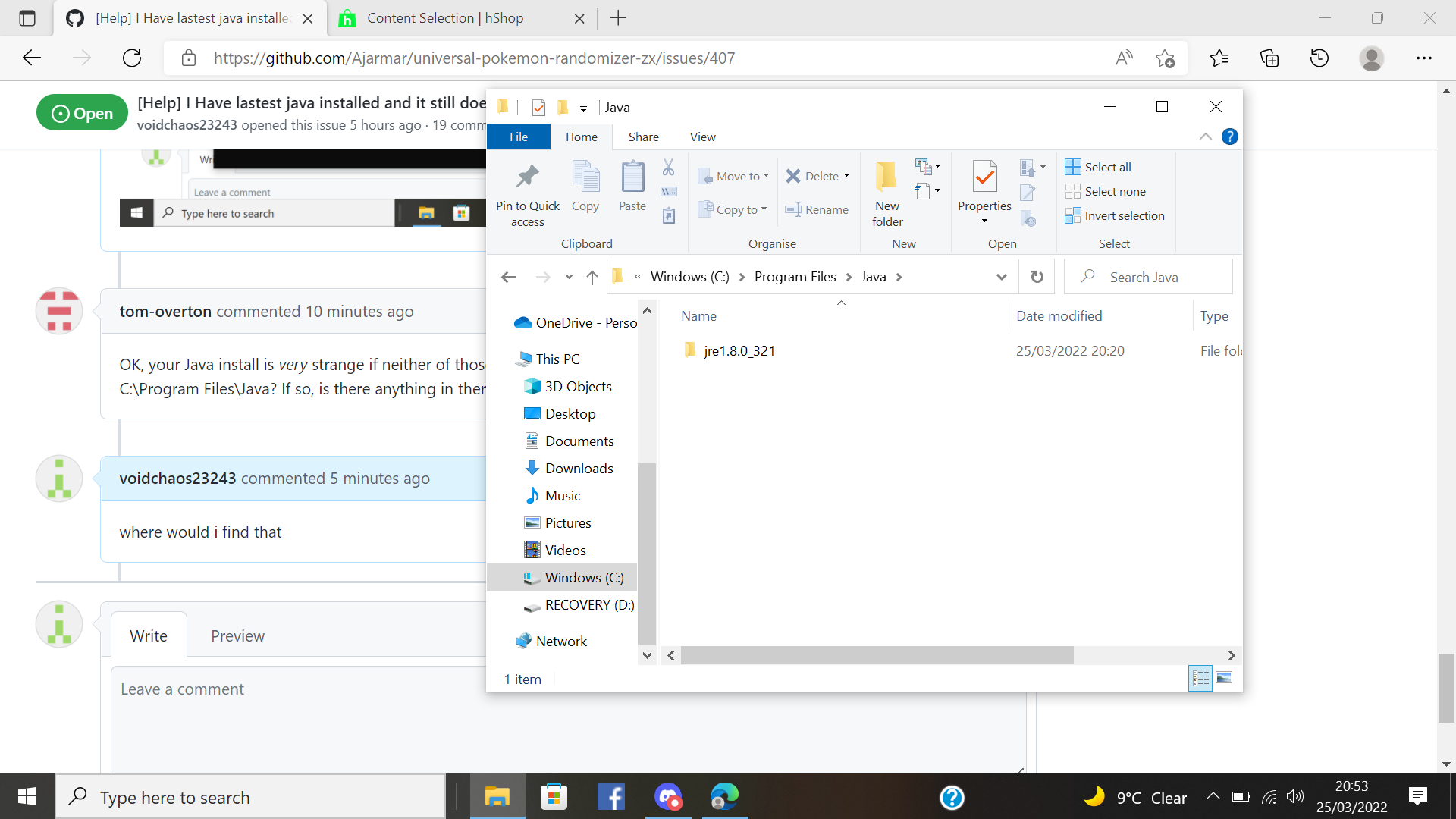 [Help] I Have lastest java installed and it still does work · Issue ...