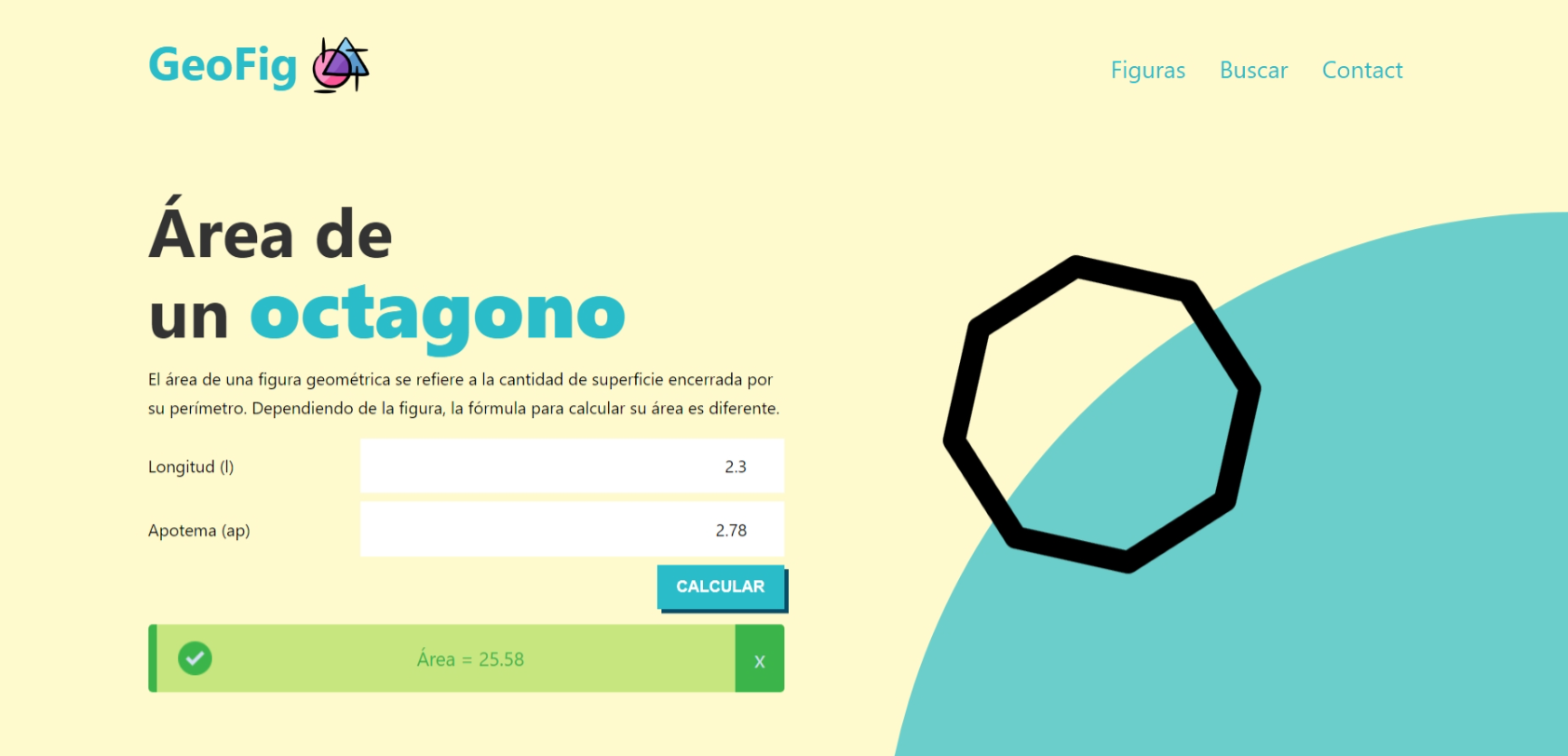 GitHub - KeuryLendof/GeoFig: Web para calcular el area de figuras geometricas