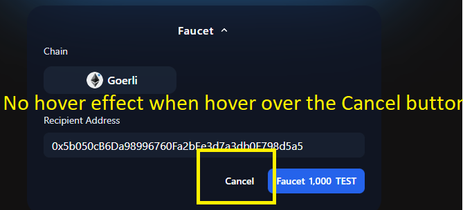 UI visual tweaks (color, button, etc) · Issue #2321 · connext/monorepo · GitHub