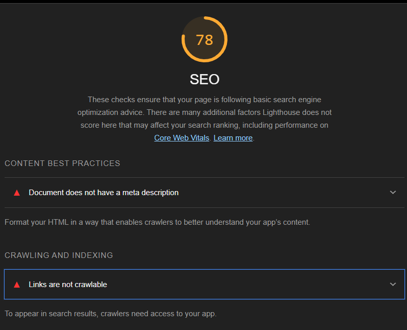 Improve SEO for the documents page with descriptive hrefs and removal of unnecessary hrefs ...