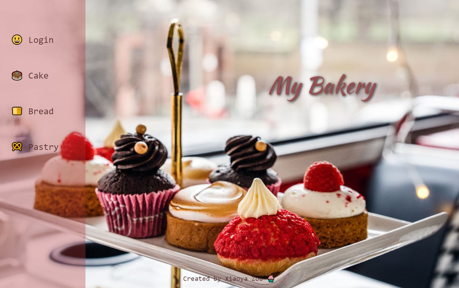 GitHub - xiaoyazz/MyBakery: Online bakery shop