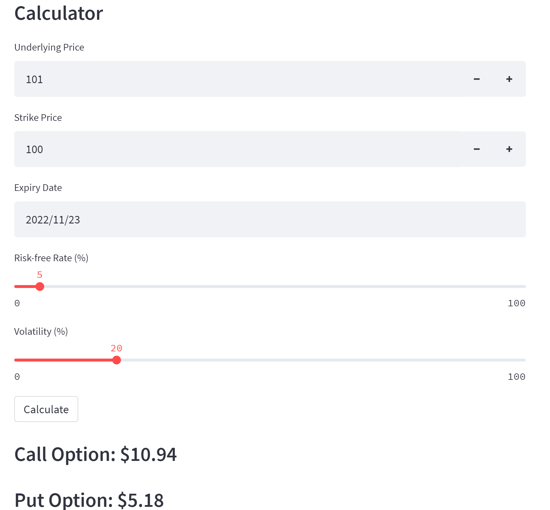 GitHub - fxngjolie/option-pricing: European options pricing models in ...