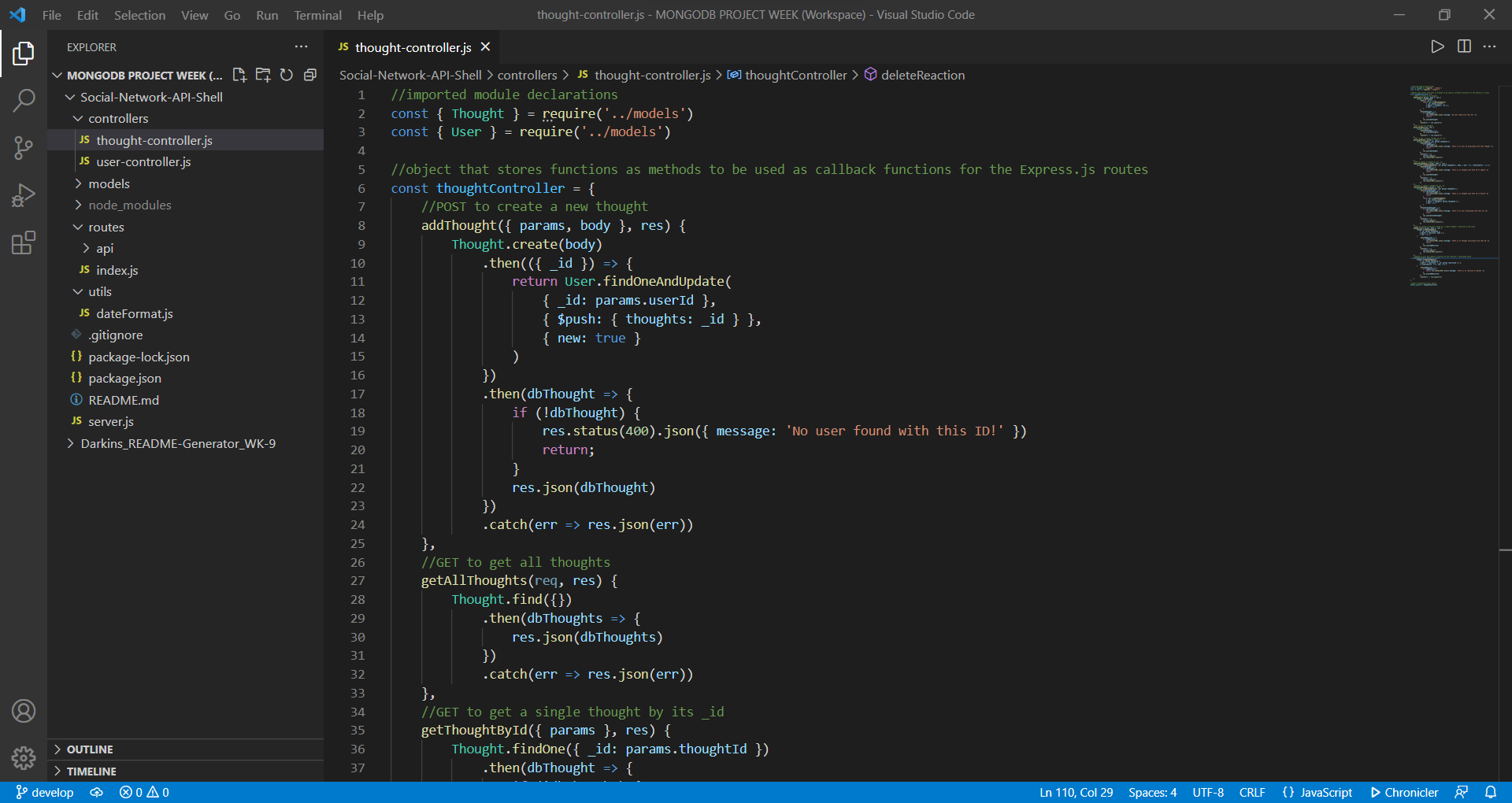GitHub - willdarkins/Social-Network-API-Shell