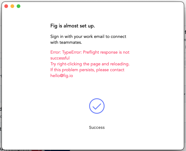 Setup not completing after email verification. Error: TypeError ...